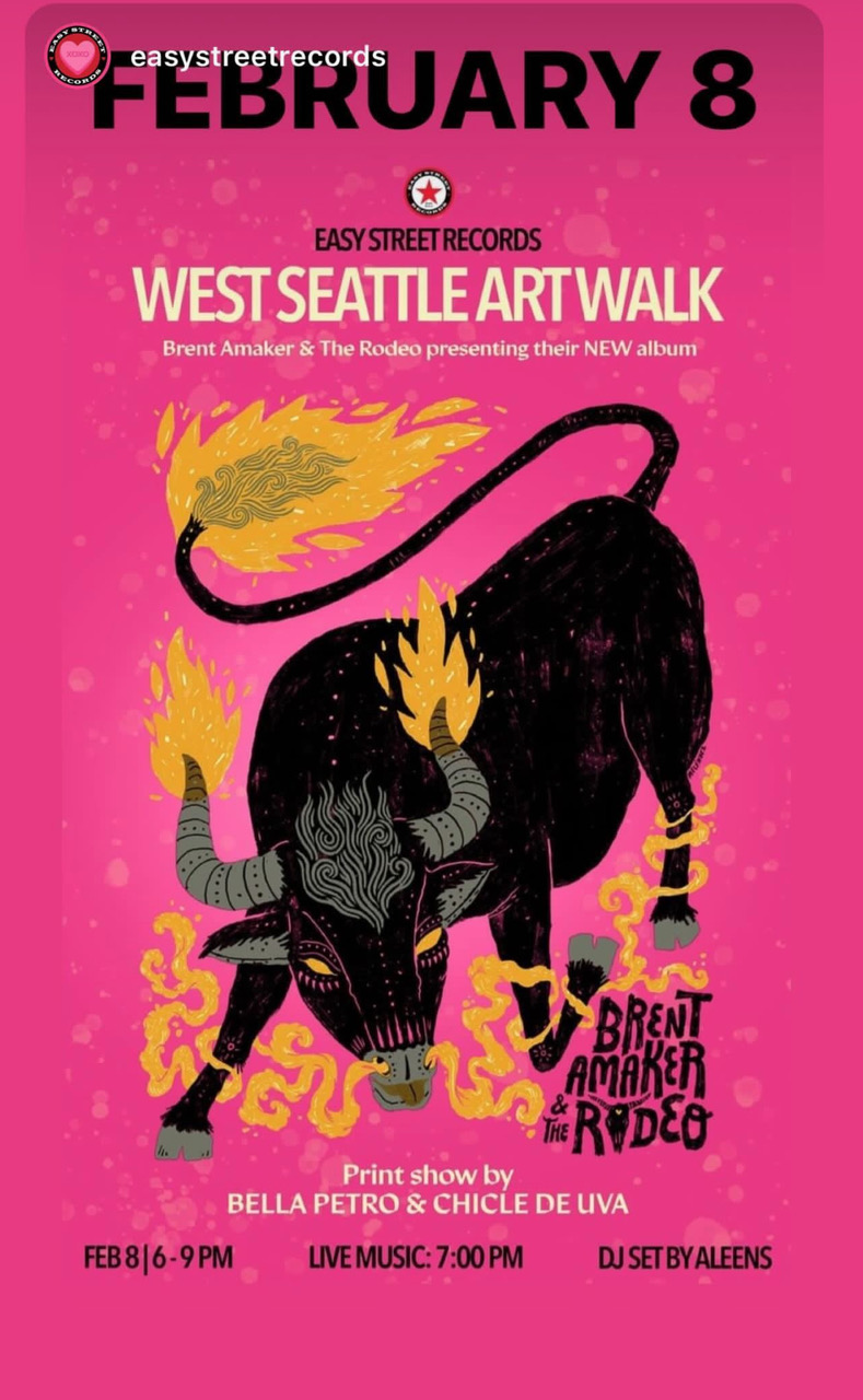 Brent Amaker and the Rodeo will rock Easy Street Feb. 8 | Westside Seattle